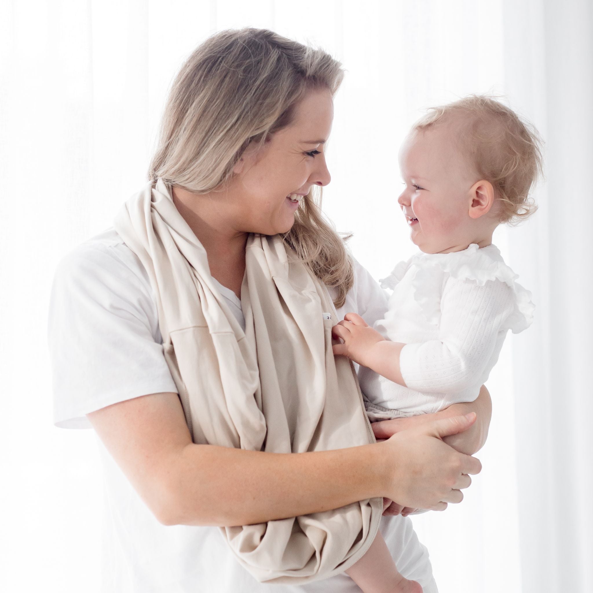 Zoe Sage 5 in 1 Multi Use Nursing Mama Cover - Oat